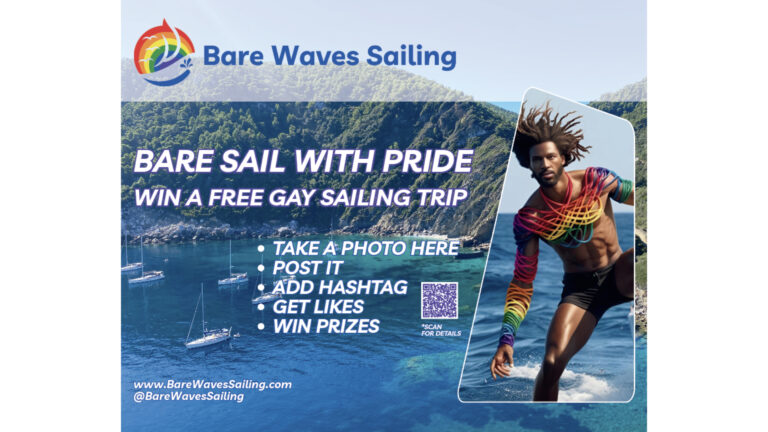 Bare Sail with Pride Photo Competition ⛵️🏳️‍🌈 Bare Waves Sailing